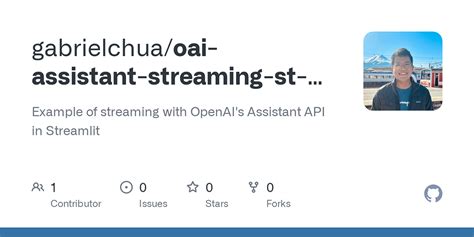 Streamlit Chat Interface And Assistant Api Streaming Show The Community