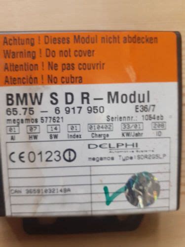 Find Bmw Z3 E36 E37 S D R Module Alarm Proximity Sensor 65 75 6 917 950 In Leicestershire