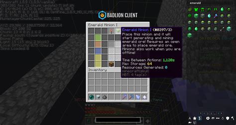 Is My Emerald Minion Bugged Or Is It Because I Am On Stranded Hypixel