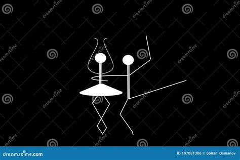 Dancers The Picture Shows A Duet Of A Man And A Woman Performing A