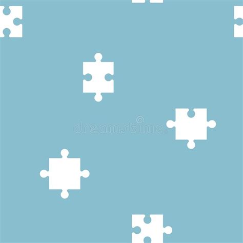 Seamless Jigsaw Puzzle Pattern Stock Vector Illustration Of Colourful