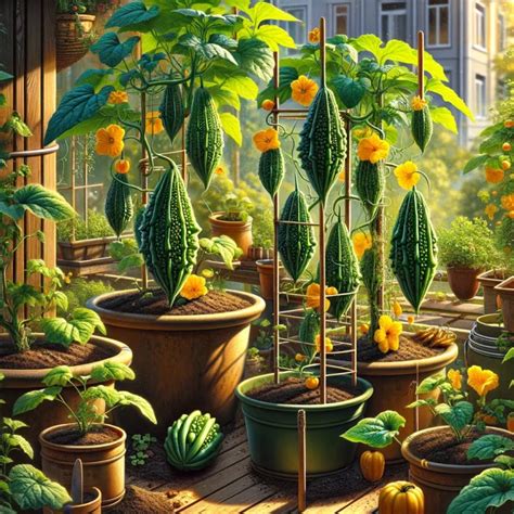 Growing Bitter Melon In Containers At Home Wawstock