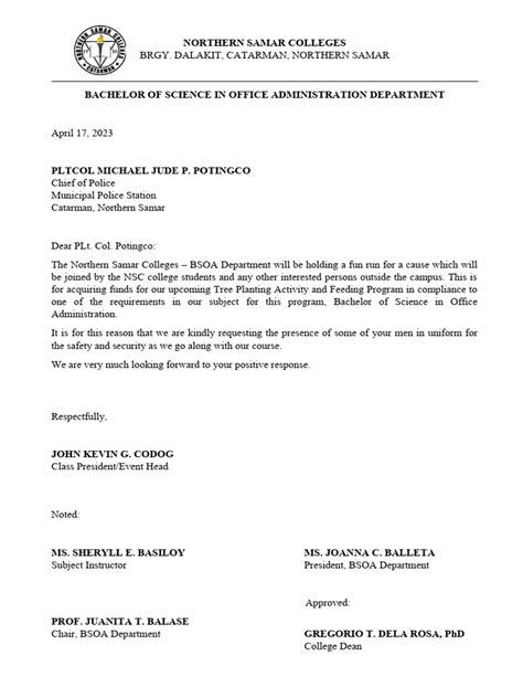 Mps Letter Pdf