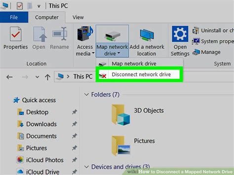 How To Disconnect A Mapped Network Drive 12 Steps With Pictures