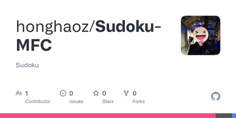 GitHub Honghaoz Sudoku MFC Sudoku