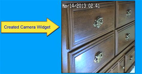 How To Create Camera Widget Serial Port Tool
