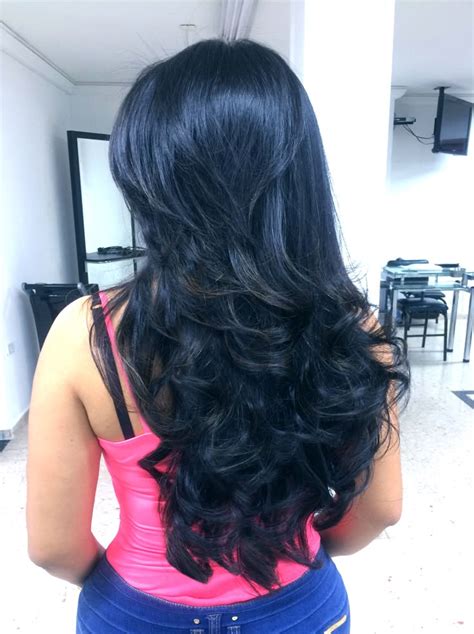 Corte De Pelo En Capas Degrafilado A 180 Grados Peinados Para Señoritas
