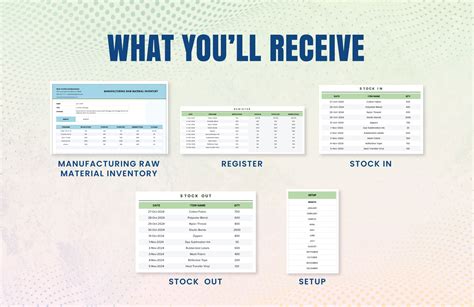 Manufacturing Raw Material Inventory Template In Excel Google Sheets Download Template Net