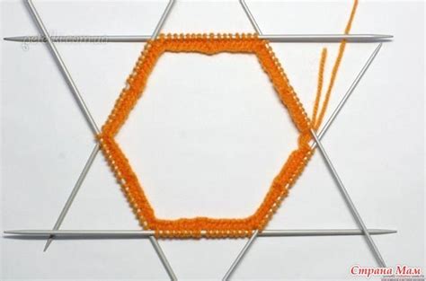 Подушка "Звезда" спицами - Вязание - Страна Мам | Knit patterns ...