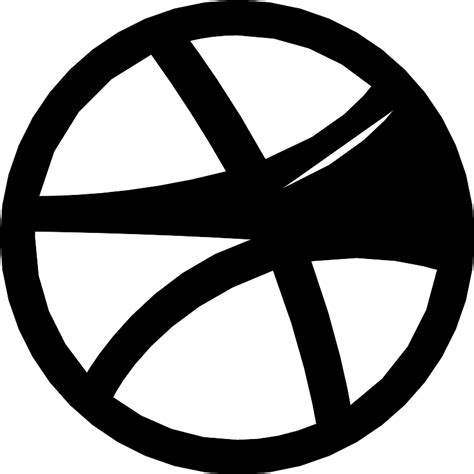 Dribbble Vector SVG Icon SVG Repo