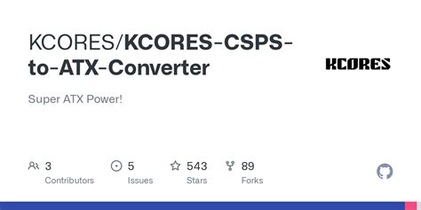 github kcores kcores csps to atx converter super atx power