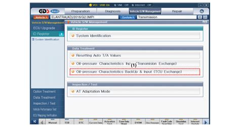 Hyundai Elantra Transaxle Control Module Tcm Repair Procedures