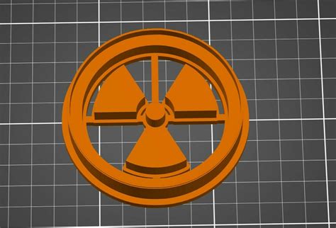 Fichier STL Emporte pièce tampon nucléaireObjet imprimable en 3D à