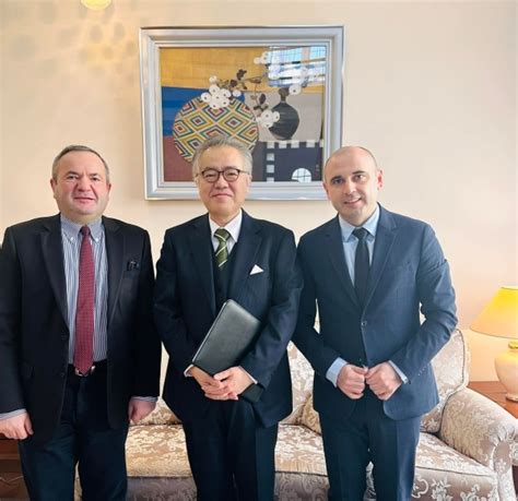 იაპონიის ელჩი საქართველოში ბატონი იშიძუკა ჰიდეკი შეხვდა საქართველოს პარლამენტის წევრს ბატონ