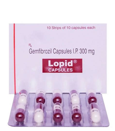 Gemfibrozil Capsule 300mg Lopid At ₹ 310 Strip In Nagpur Id