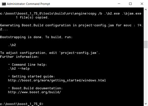 C Boost Library V1750 How To Build X86 And Install It The
