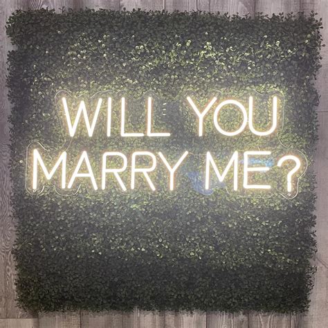 Will You Marry Me Neon Sign For Your Proposal My Neon Lights