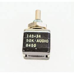 SPECTROL, POTENTIOMETER, AUDIO A50K, 148 SERIES, 1/8" SHAFT