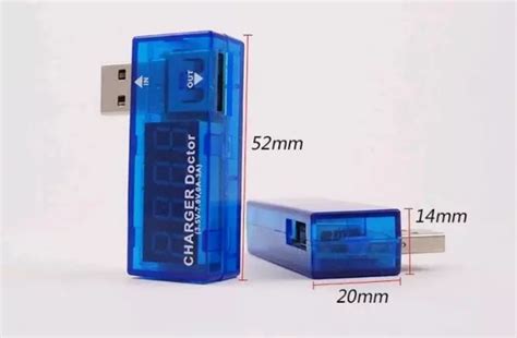 Voltmeter Usb Multimeter Dc Multitester Ampere Meter Tegangan Arus