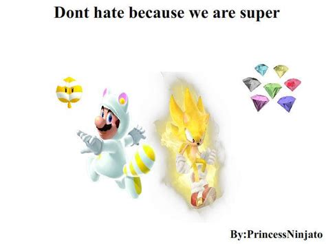 Mario And Sonic Going Super By Lunaprincessninjato On Deviantart