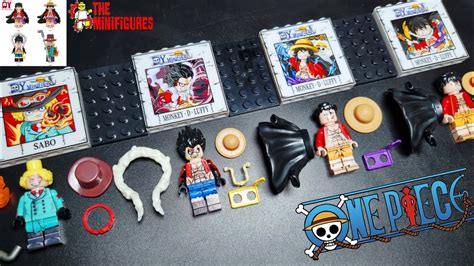 Unofficial Lego One Piece Luffy Minifigures By Dy Minifigures Luffy