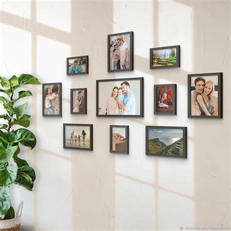 Фоторамки коллаж 11 шт Черный купить в интернет-магазине Ярмарка ...
