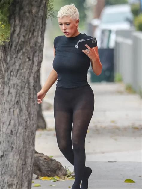Bianca Censori Steps Out With Shoeless Sheer Tights Outfit Us