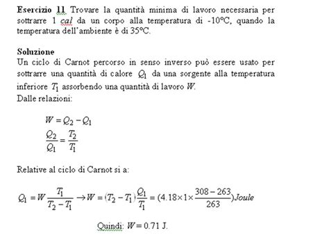 Weblog On Physics Esercizi Termodinamica