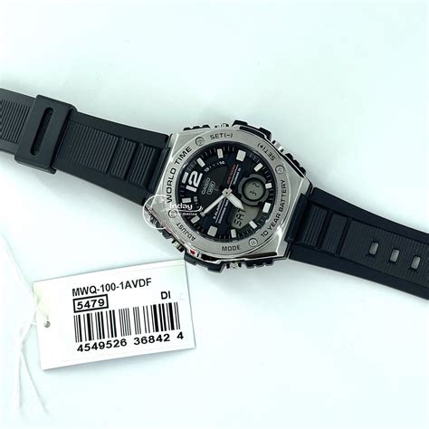 Casio Analog Digital Mens Watch Mwq 100 1a Resin Band Resin Glass Bat Indaystoreonline