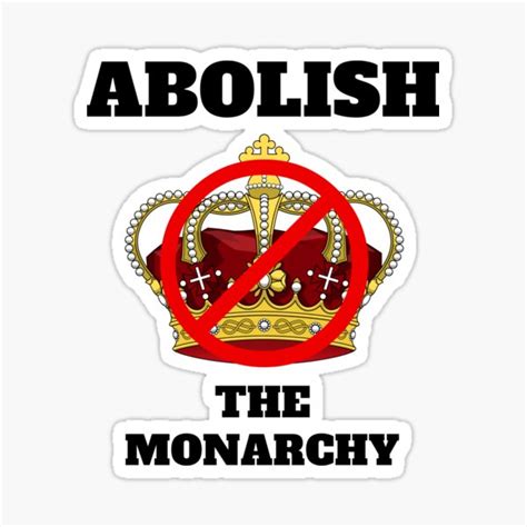 Fuck The Monarchy Sticker For Sale By Madraso Redbubble