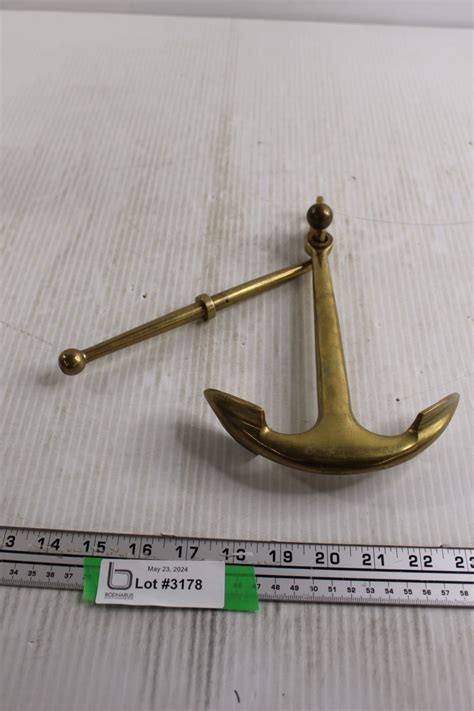 Brass Anchor Decoration Bodnarus Auctioneering