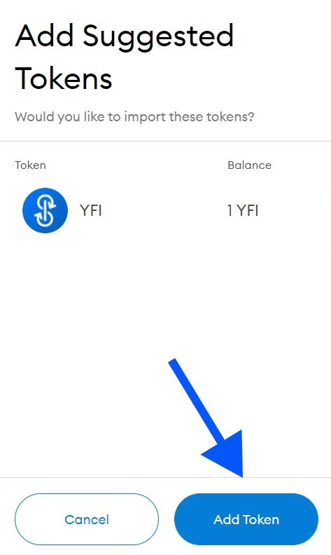 How To Add A Custom Token To MetaMask Yearn Fi
