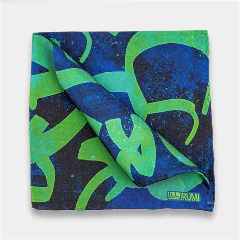 Haroof 03 Blue And Green Rumi