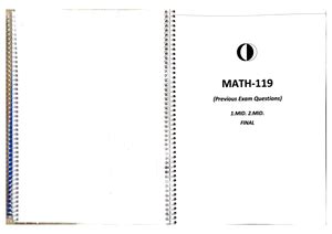 Midterm Mathematics Group Calculus With Analytic Geometry First