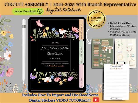 2024 2025 Circuit Assembly With Branch Representative Notebook Not