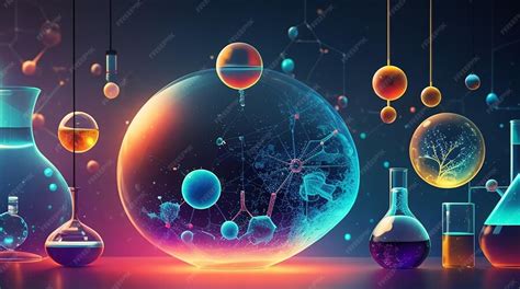 Premium Photo Science Background Design