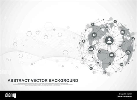 Internet Connection Background Abstract Sense Of Science And Technology Graphic Design Global