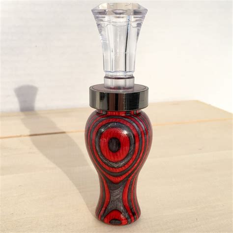 Handcrafted Duck Call With Echo Reed Insert Etsy