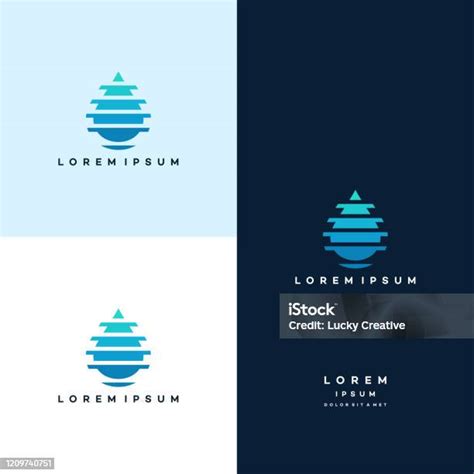 물 방울 로고 디자인 벡터 템플릿 독특한 깨끗한 물 로고 개념 로고에 대한 스톡 벡터 아트 및 기타 이미지 로고 호수 물 Istock