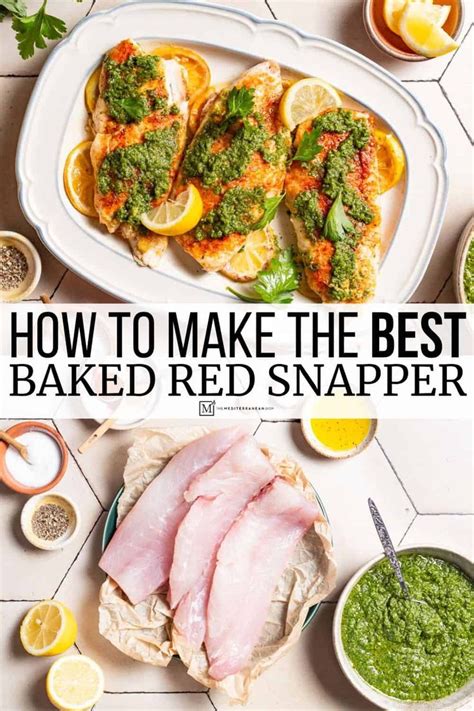 This Baked Red Snapper Is An Easy Red Snapper Recipe That Takes Just 20