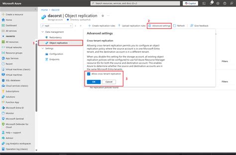 Azure Storage Account How To Setup Policy For Object Replication Blobs