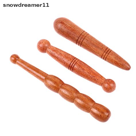 Snph Foot Hand Massager Wooden Stick Tools Wood Health Therapy Body