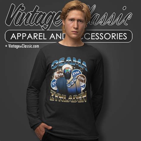 Osama Zyn Laden Shirt Mark Moran Zyn Parody Vintagenclassic Tee