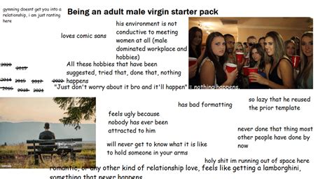 Being An Adult Older Virgin Starter Pack Ii Rstarterpacks