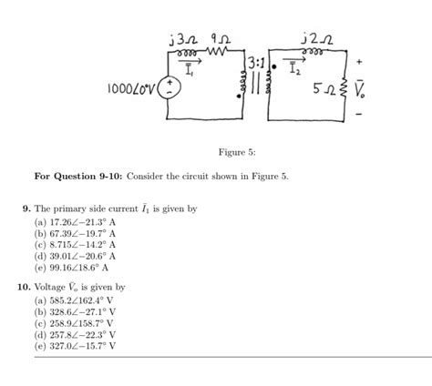 solved figure 5 for question 9 10 consider the circuit