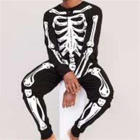 Old Navy Accessories Mens Old Navy Skeleton Pajama Onsie New Poshmark