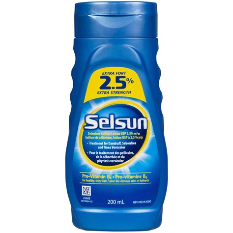 Selsun 2 5 Extra Strength Selenium Sulfide Lotion For Dandruff Control And Healthy Hair Ctc