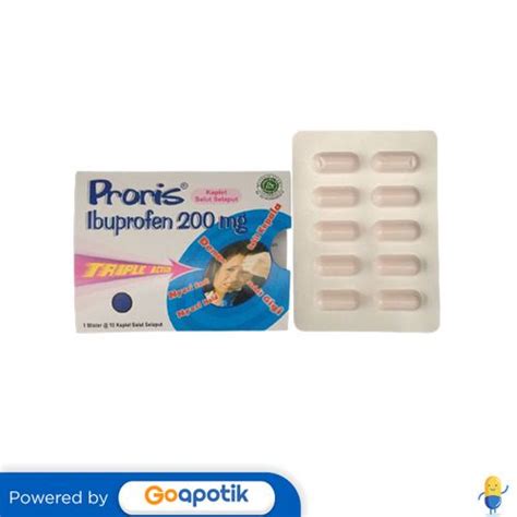 Jual Proris 200 Mg Kaplet Strip Shopee Indonesia