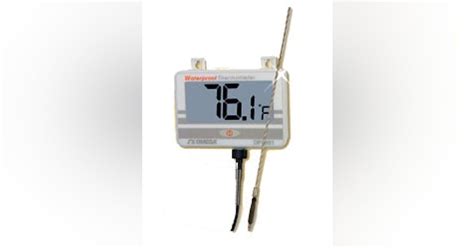 Equipment Omega Thermometer Offers Waterproof Battery Power