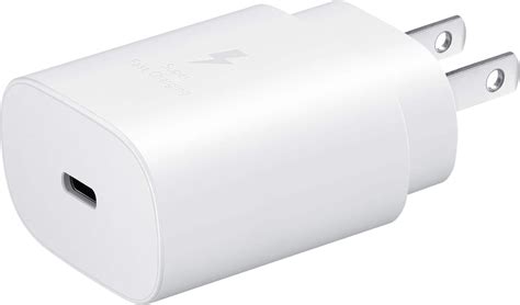 Samsung 25w Super Fast Charging Wall Charger Usb C White Ep Ta800nwegus